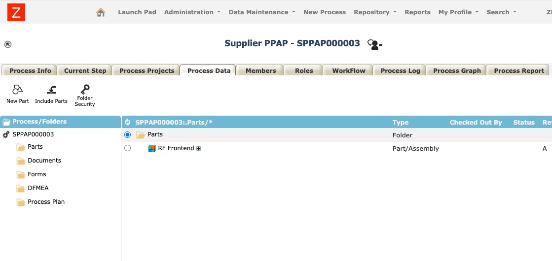 Using Supplier PPAP process for ensuring Supplier Readiness – ZFlow