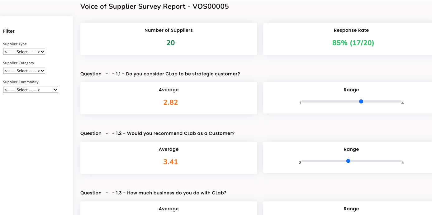 Voice of Supplier Survey – ZFlow